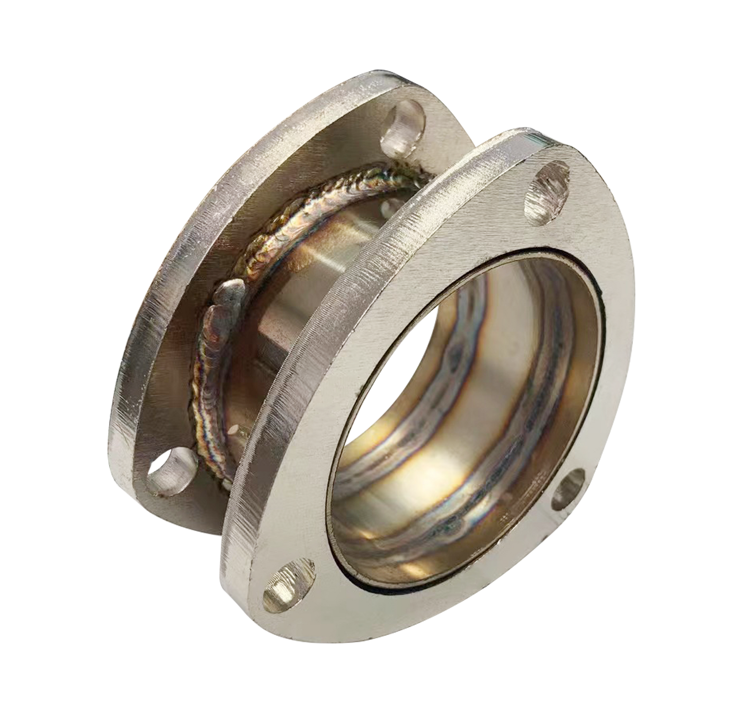 Emusa 3 inch 3 Bolt Flange Exhaust Muffler Pipe Extension Flange Mild ...